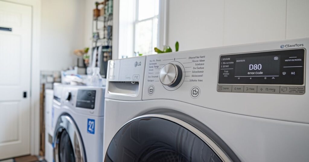 How to Fix LG Dryer D80 Error Code?